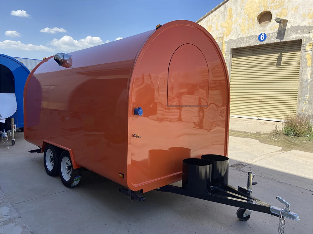 Movable Food Kiosk Catering Trailer for Sale - Durable & Portable