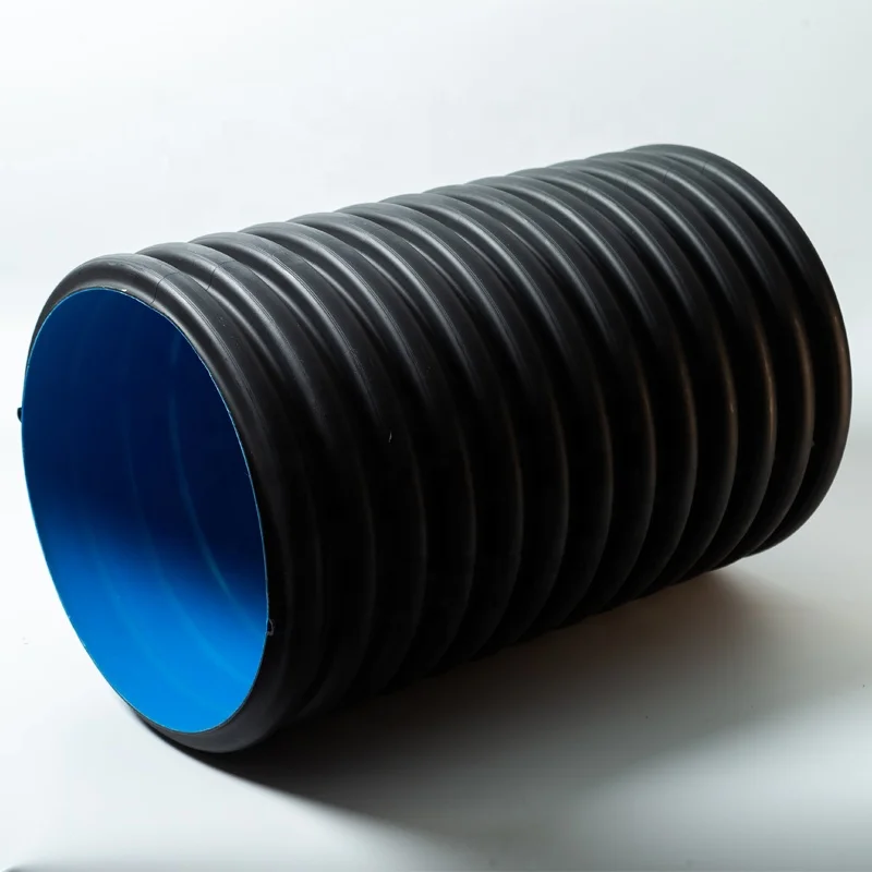 High Quality Large Diameter Plastic Drainage Pipe Tube HDPE Corrugated ...