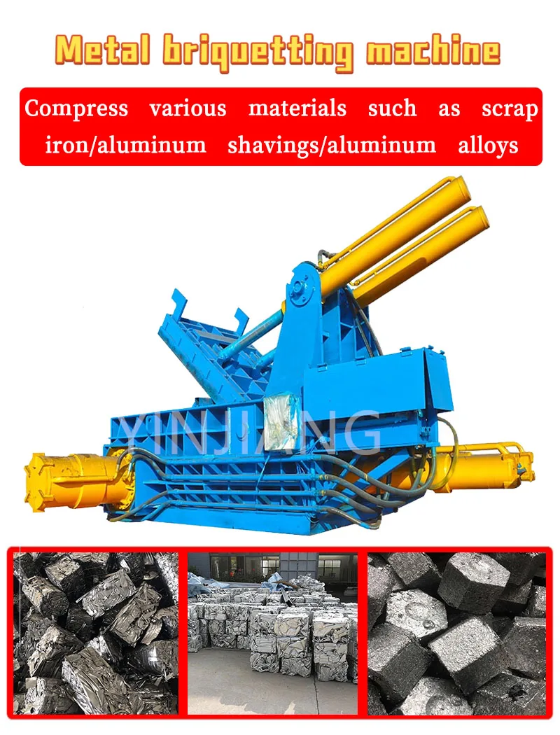 Hydraulic Press Machine For Scrap Iron,Aluminum,Copper,And Metal Scrap ...