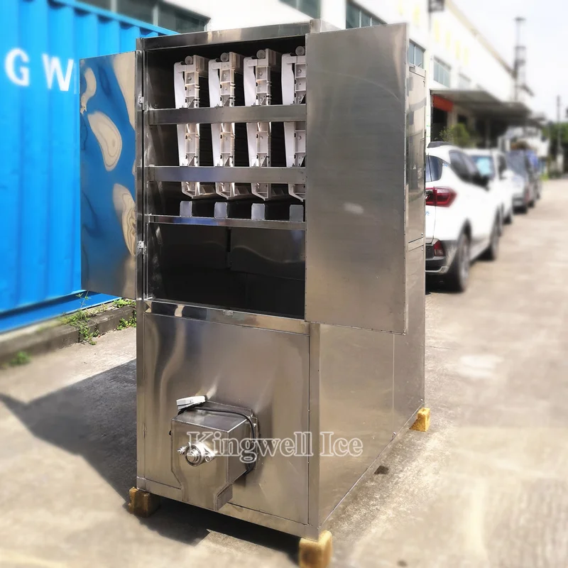 Alibaba.com: High Output 1 Ton Ice Cube Machine with Automatic Bagger ...