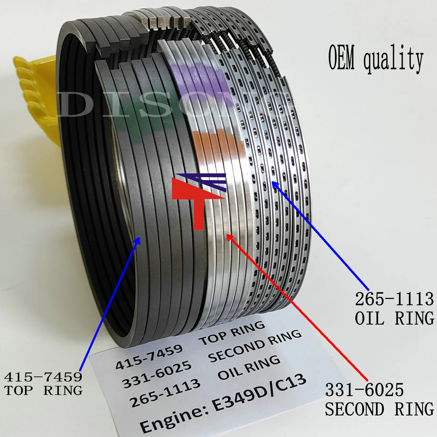 Diesel Engine Parts - Piston Ring 247-6130 for C15 Engine