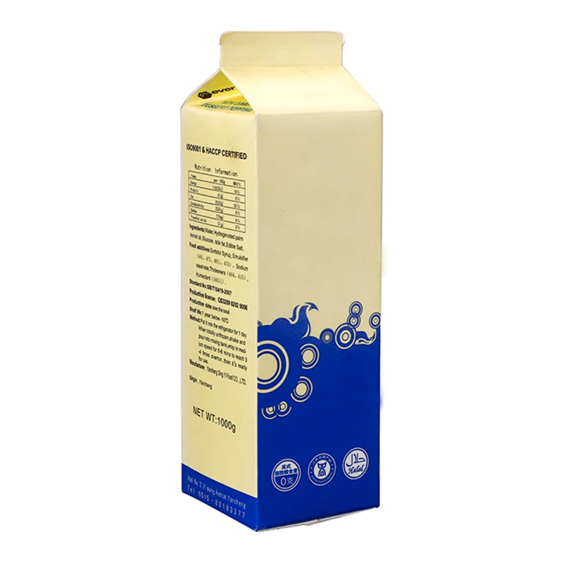 Aseptic 200ml 250 Ml 300ml 500ml 1000ml Juice Milk Gable Top Carton Box ...