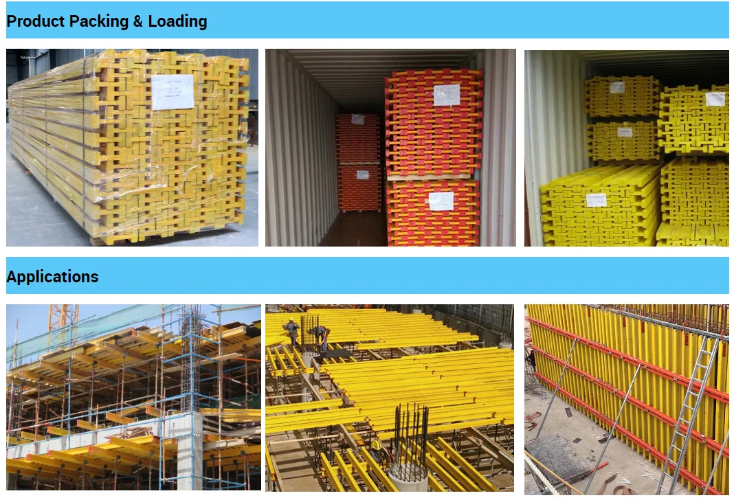 Waterproof Concrete Formwork System H20 Wood Beam - Buy Waterproof ...