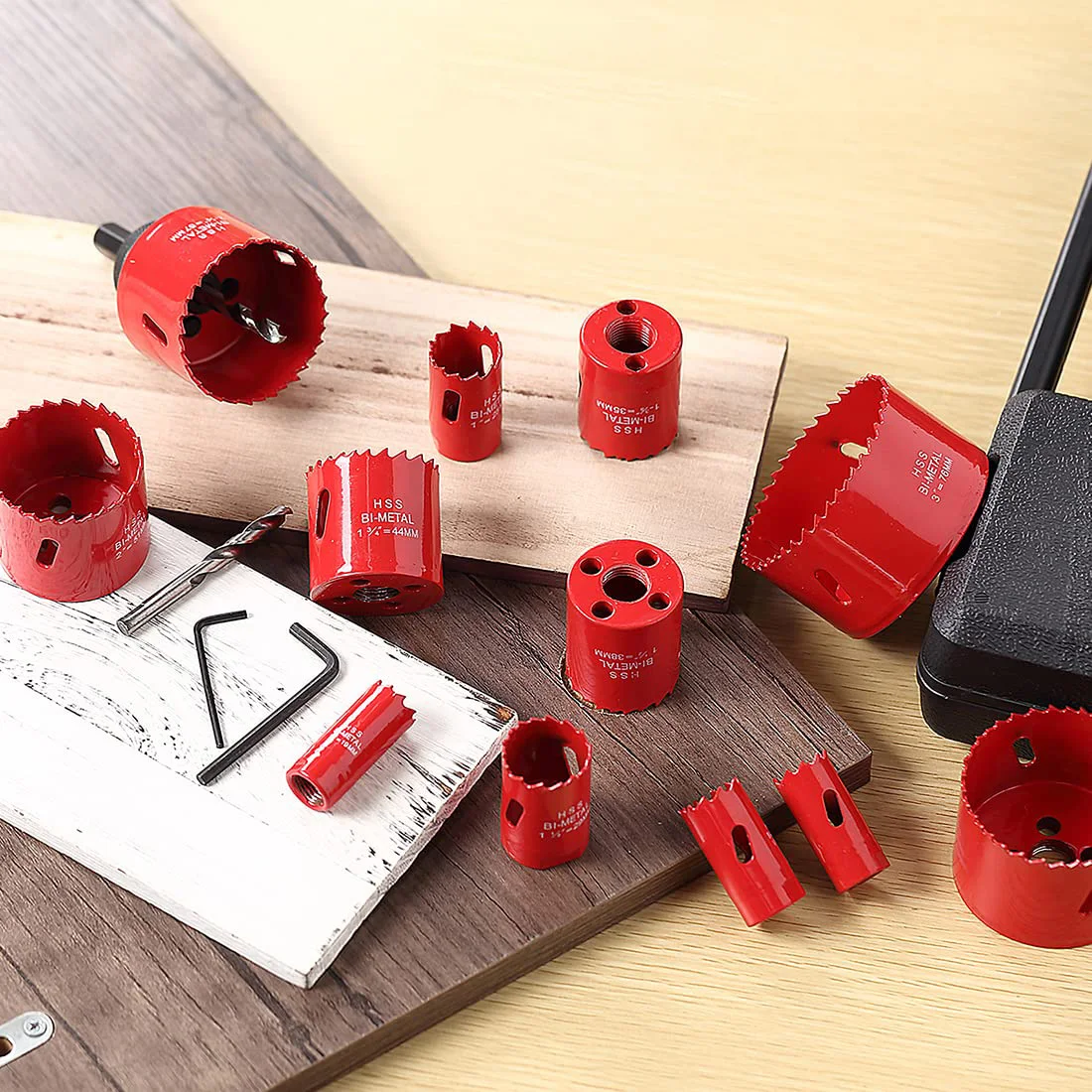 Shanks Hex Keys Adjustable Hole Saw Drill Bit Cutter Hss Hole Saw Drill ...