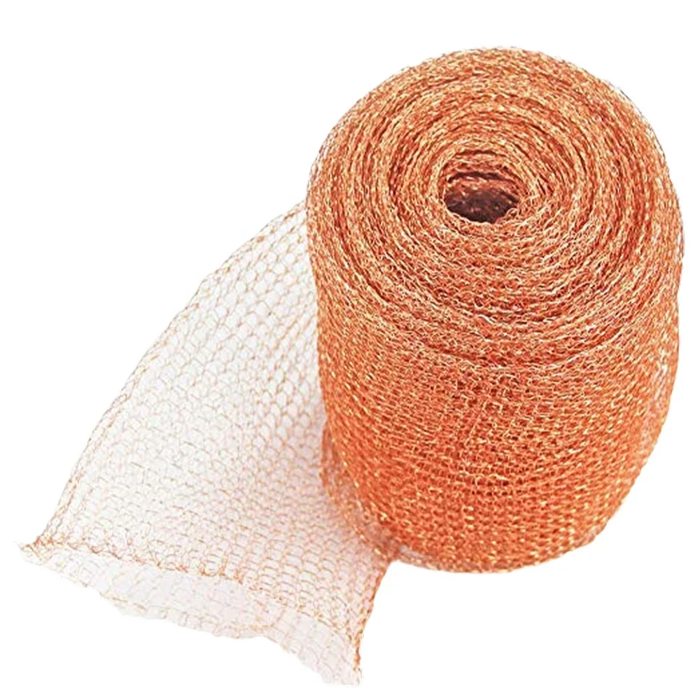 Distillation Column Copper Knitted Wire Mesh Packing 99.9% Copper mesh ...