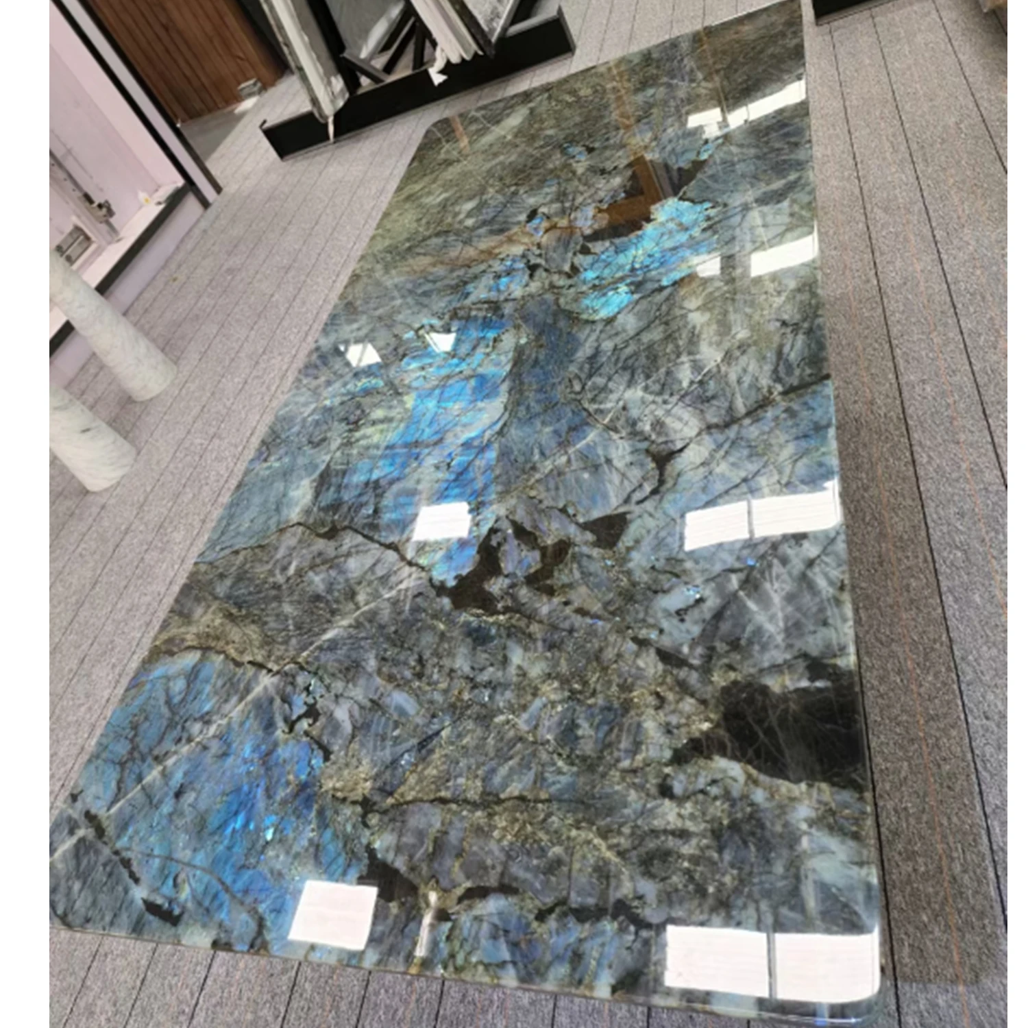 Labradorite Blue Granite - Luxury Decorative Stone Slab