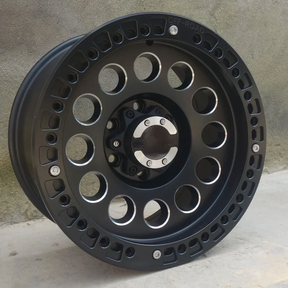 17 Inch Matte Black Breakaway Wheels 6x135 Off-road Pickup Truck ...