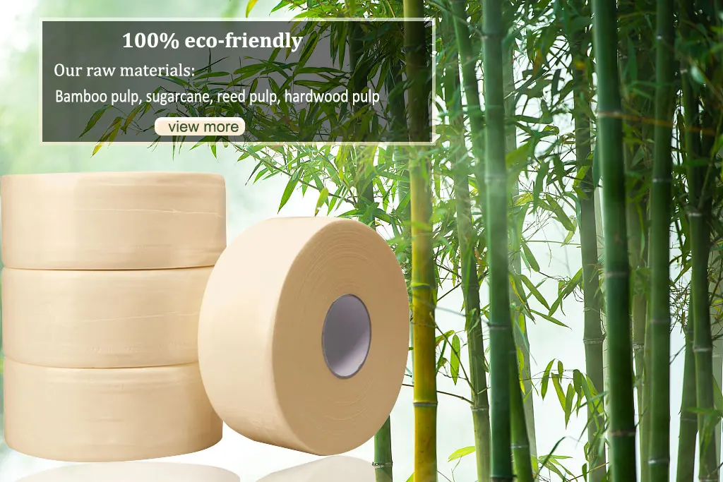 Factory Price Soft Bamboo Pulp 3 Ply Mother Raw Material Big Tissue ...