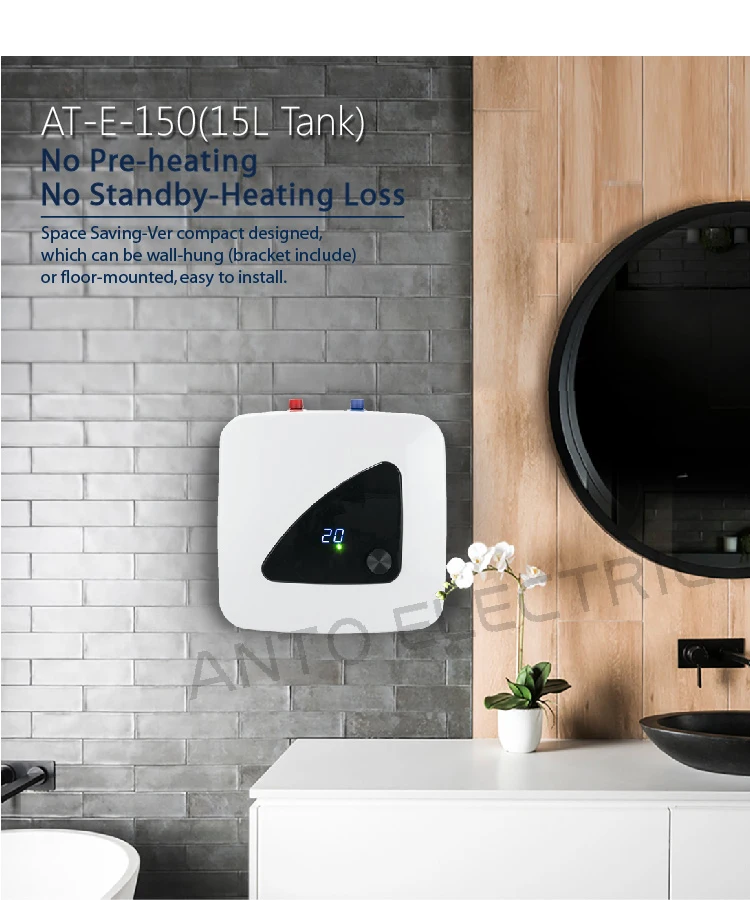 Anto Instant Electric Storage Water Heater 15l Plastic Wall Mounted ...
