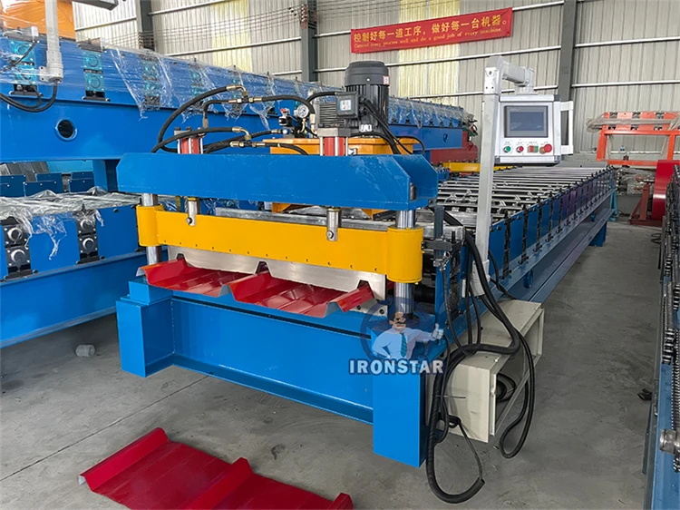 Zinc Plated Sheet Color Metal Machine Automatic Steel Panel Roll ...