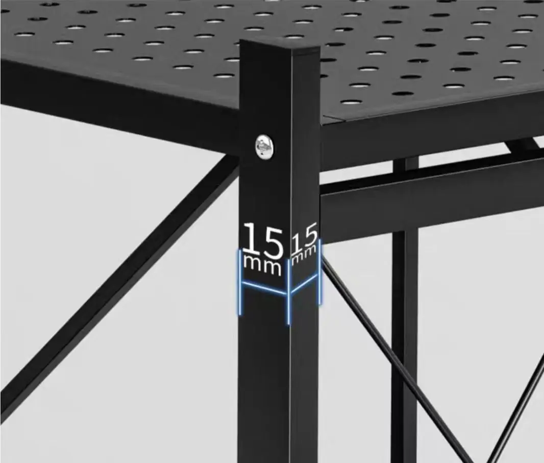 Kitchen Folding Carbon Steel Removable Storage Rack Shelf - Buy Kitchen ...