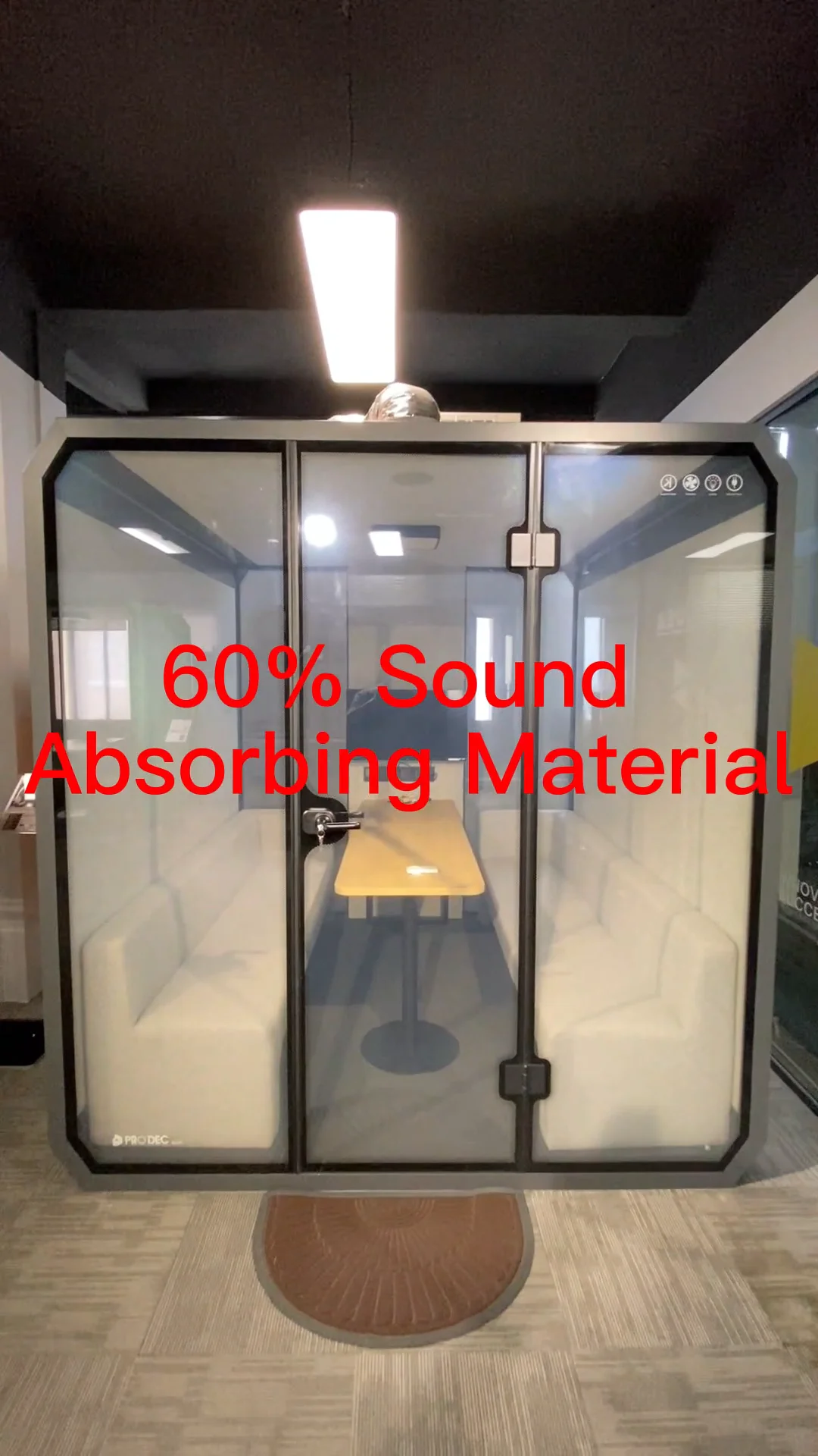 Professional Sound Box Office Pod Prefabricated Silent Privacy Office ...