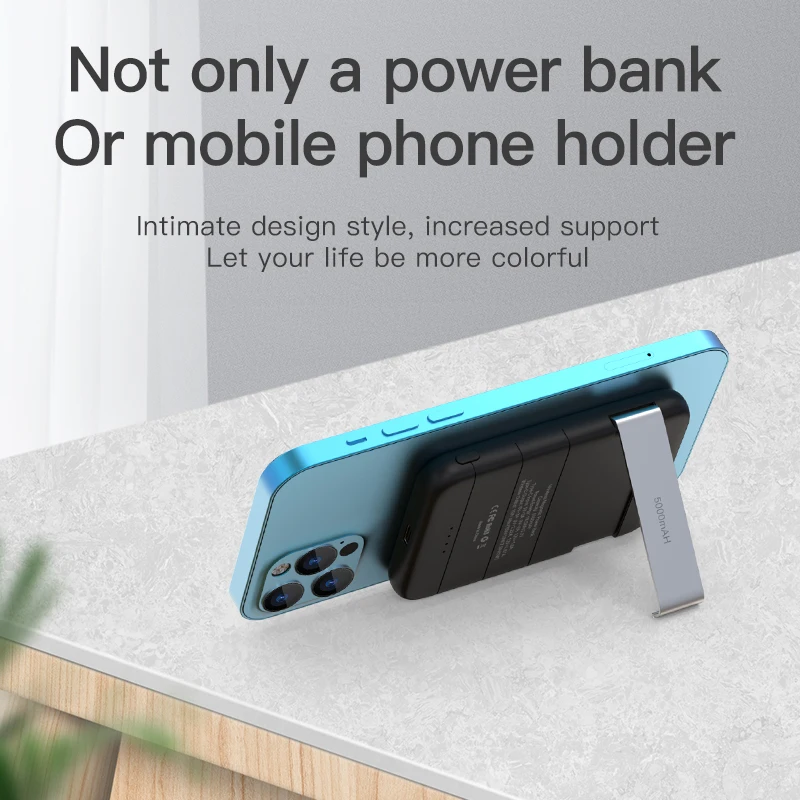 Newest Magnetic 5000mah Mini Powerbank Pd22.5w Magnetic Wireless ...