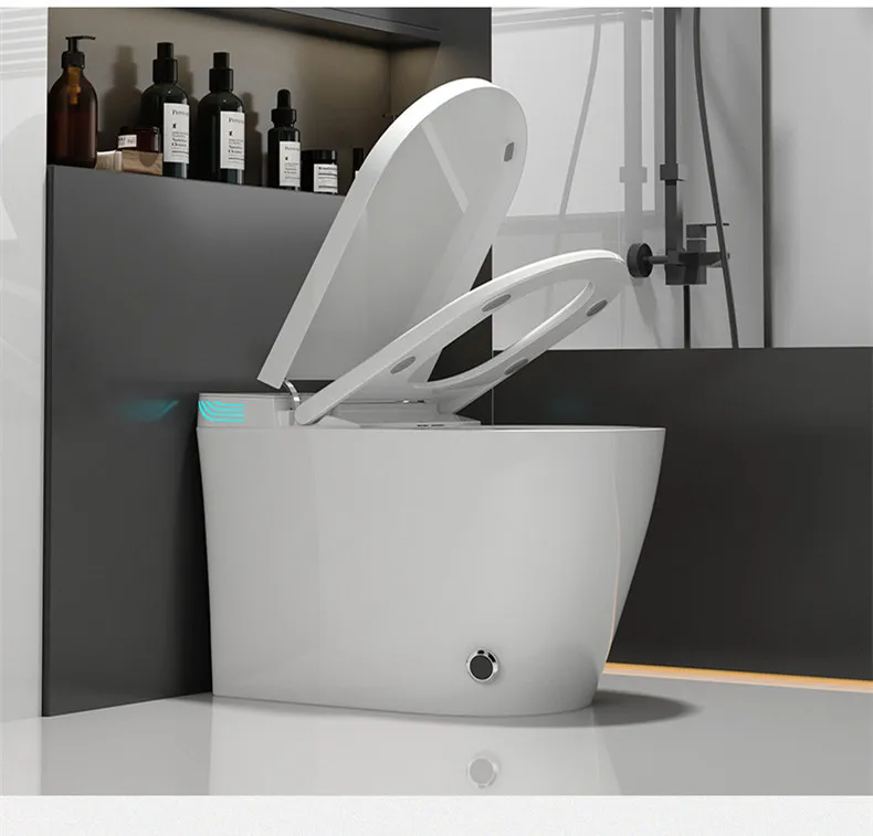 One Piece Ceramic Intelligent Water Closet - Smart Toilet