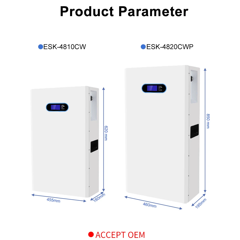 Wall-Mounted Energy Storage Battery Lifepo4 200ah Solar Energy 48v ...