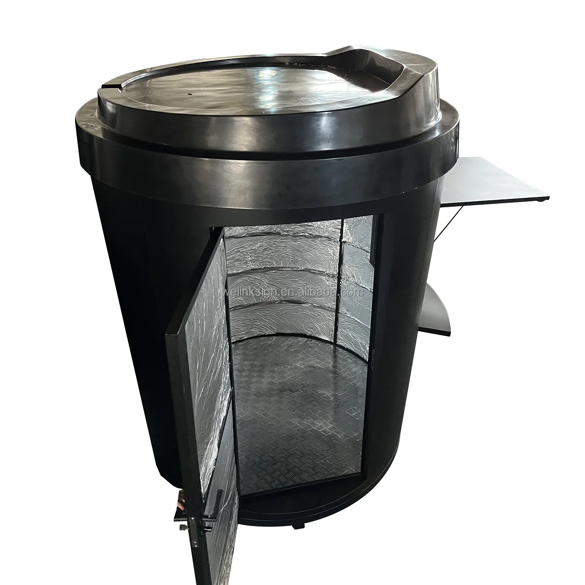 Cup Shape Coffee Shop Kiosk - Modern & Durable Design