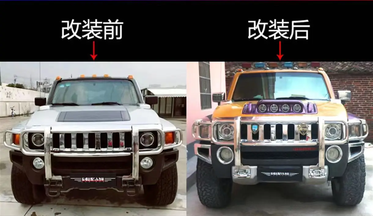 Runde New Product Launch for Hummer H3 Body Kit Resin Material Cool ...