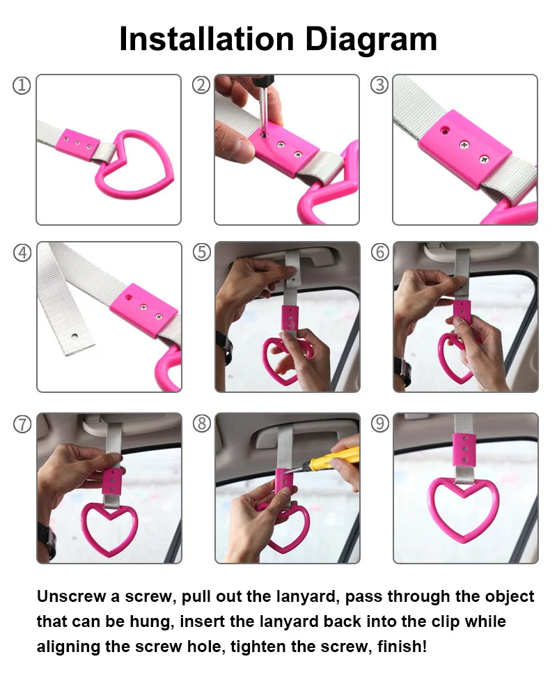 Nylon Jdm Moon Shape Car Static Electricity Belt Decorative Warning ...