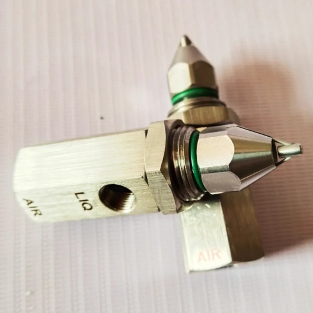 Stainless Steel Two-fluid Dry Mist Nozzle Workshop Humidification Dust ...