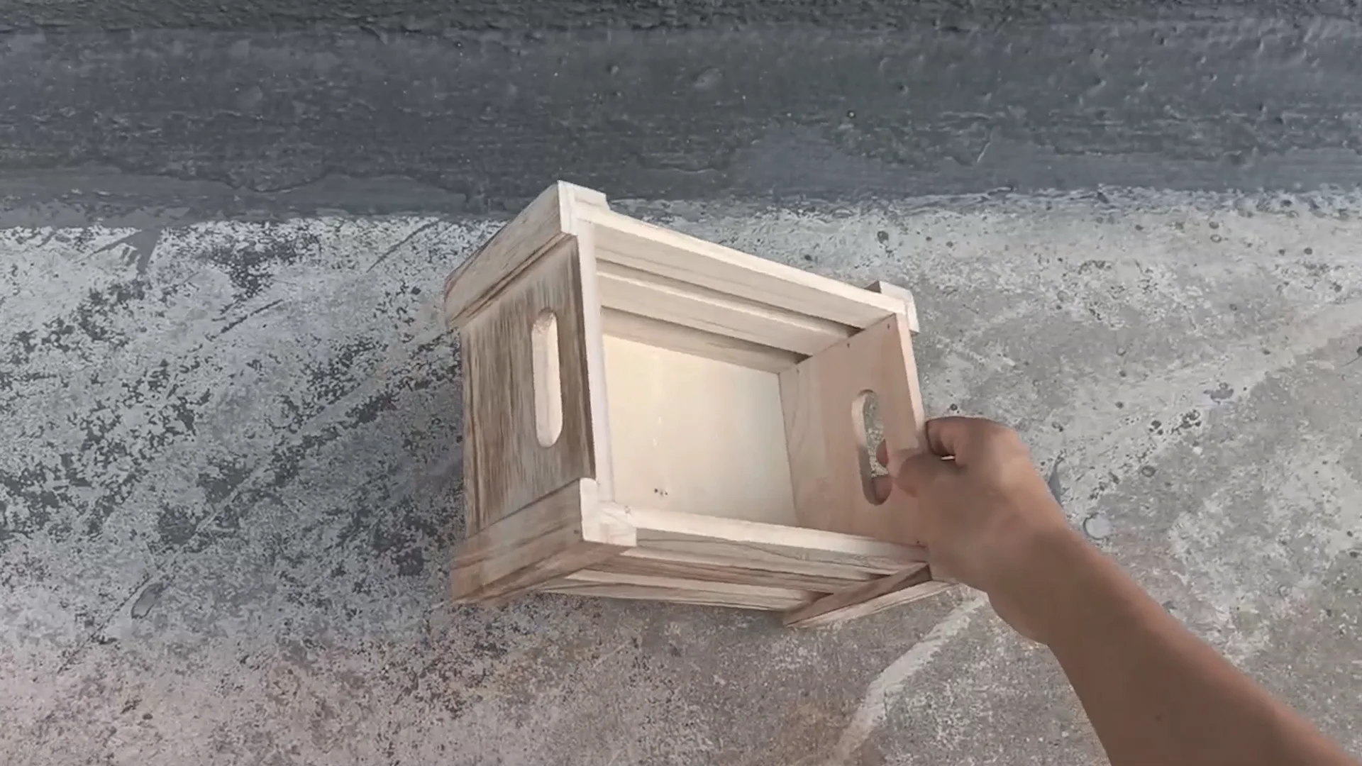 Customized Crate Wooden Storage Tank Pine&paulownia Crate For Wine ...