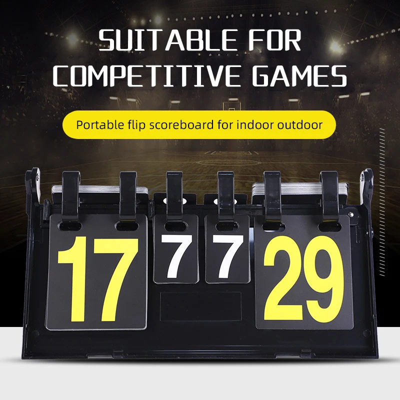 ABS Material Scoreboard - Portable & Lightweight for Sports