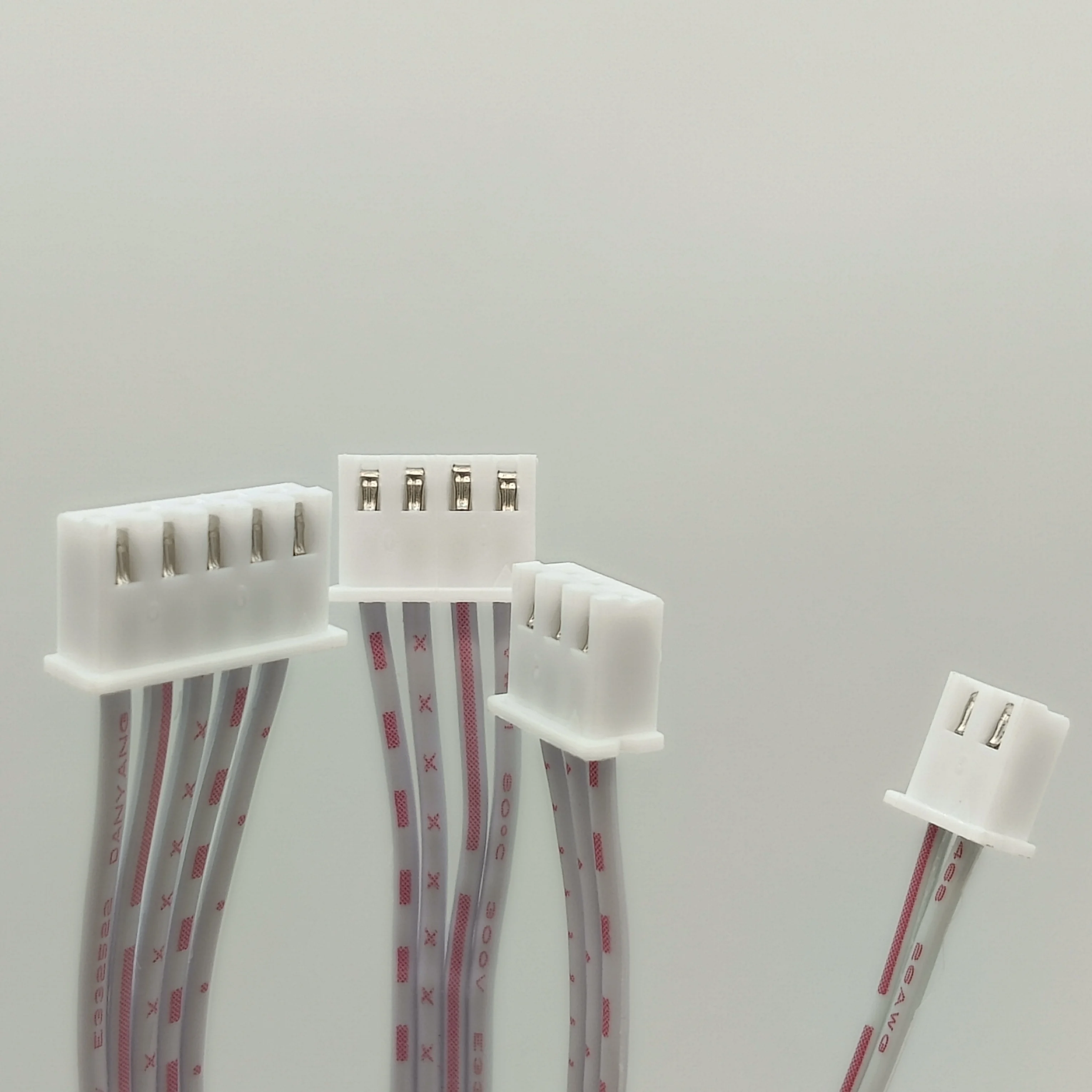 Suyi Custom Xh 2.54mm Connector Wire Harness With Red White Flat Ribbon ...