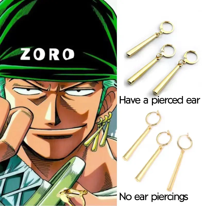 Hot Selling Anime Hunter Roronoa Zoro Earing 3pcs/set Classics Cosplay ...