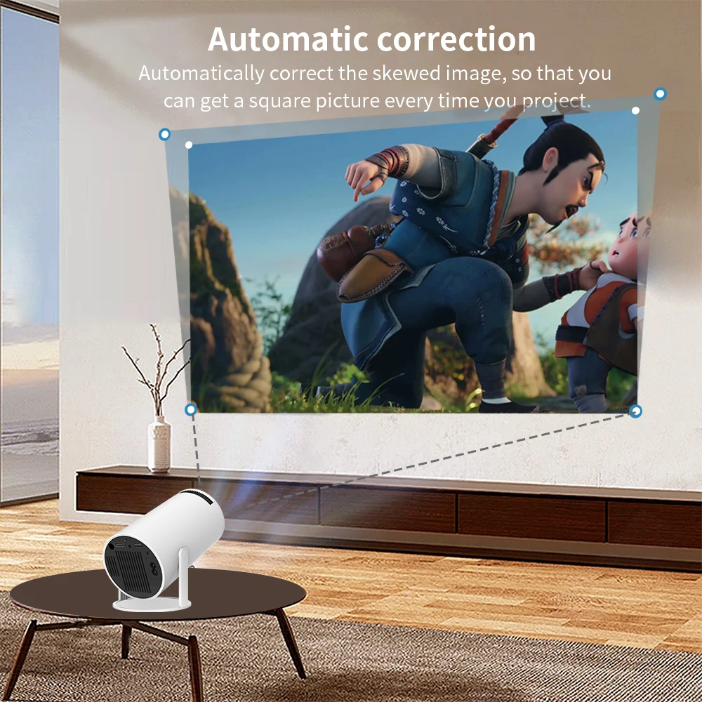Hy300 Mini Stand 4k Video Projector Wireless Wifi Home Led Portable ...
