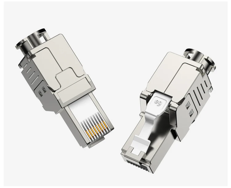 Zhefan Network Stp Cat7 Cat8 Tool Free Ethernet Rj45 Connector Shielded ...