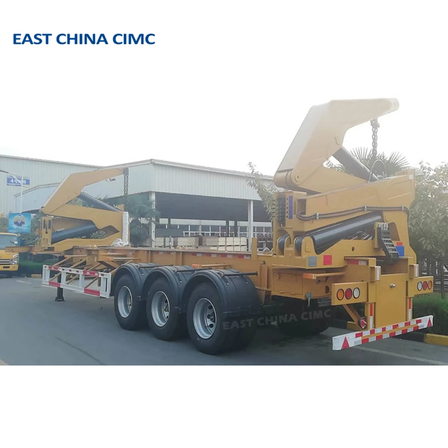 20ft Side Load Container Trailer With Hydraulic Arm 40ft Side Load ...