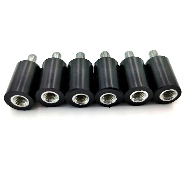 #8-32 UNC Thread Male Female Bobbin Mounts Rubber Damper Buffer