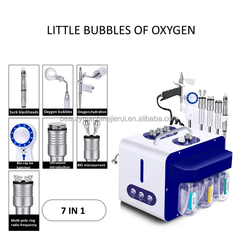 Multifunction Spa Facial Treatment Small Bubble Instrument 7 In 1 ...