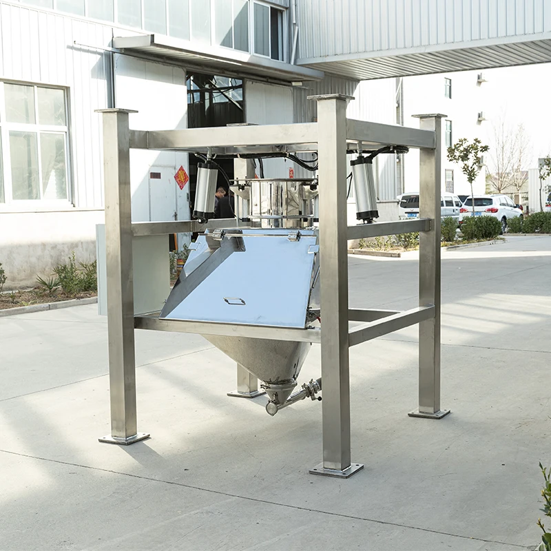 Automatic Powder Big Bag Unloading System Bulk Bag Unpacking Station ...