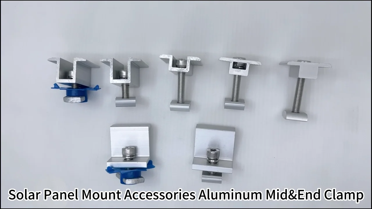 Utility-scale Solar Panel Rooftop Rail Racking Kit Components For Solar ...