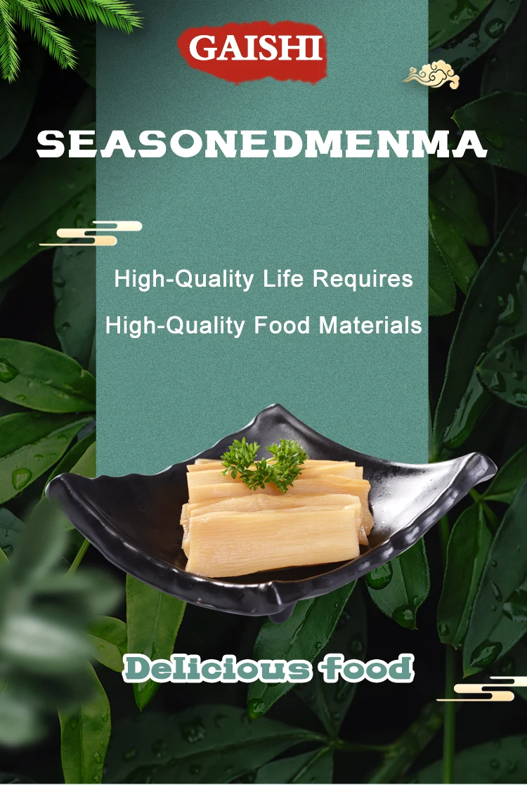 Seasoned Menma Bamboo Shoot- For Japanese Noodles Ingredient - Buy ...