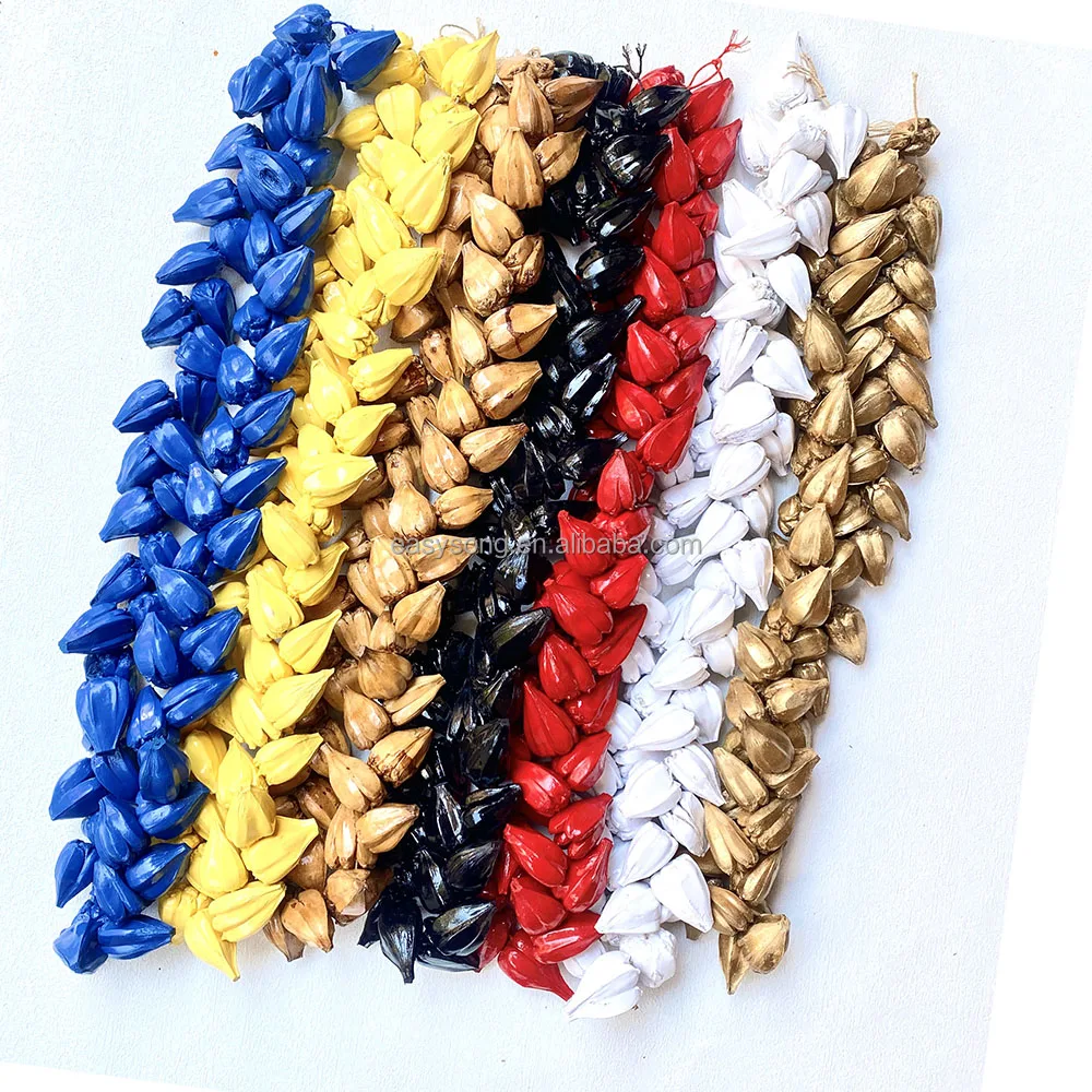 Handmade Natural Seed Polynesian Tongan Traditional Ula Fala Leis ...