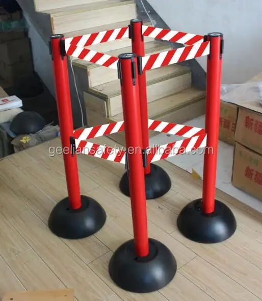 Airport/bank/event Double Queue Line Stanchion Barrier