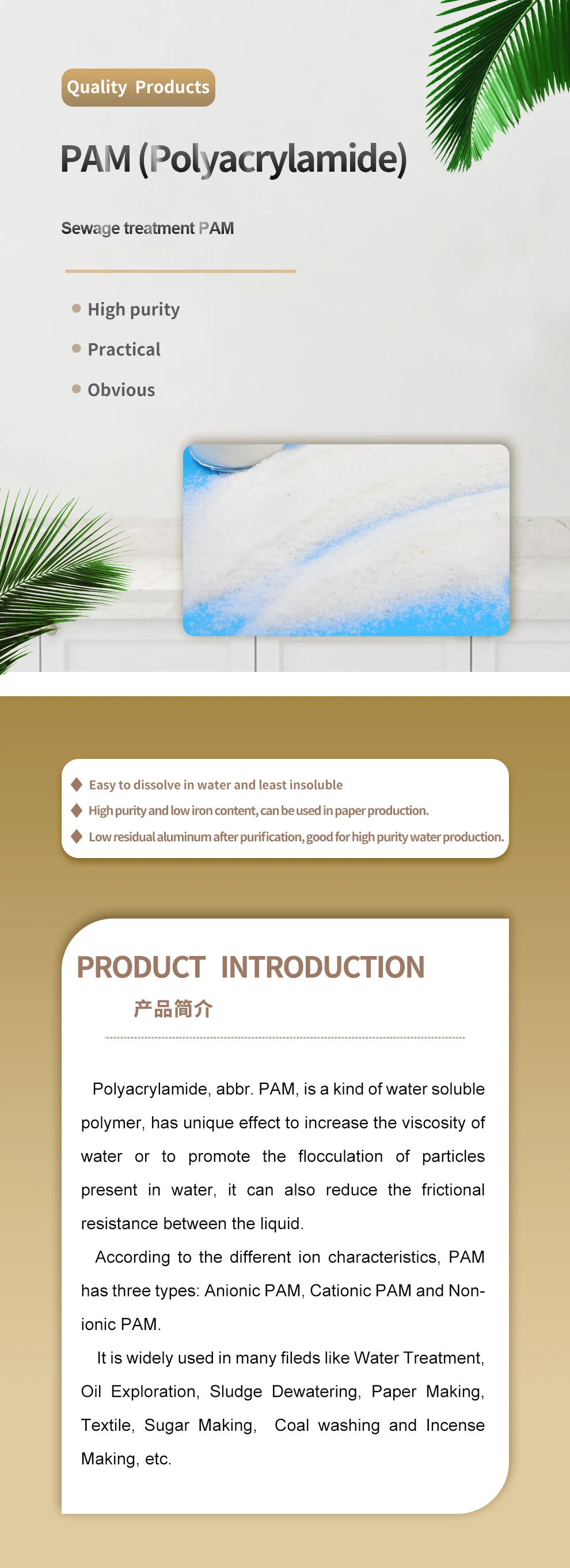 Flocculant Anionic Aphip Chemical Water Chemical Polymer Chemicals ...