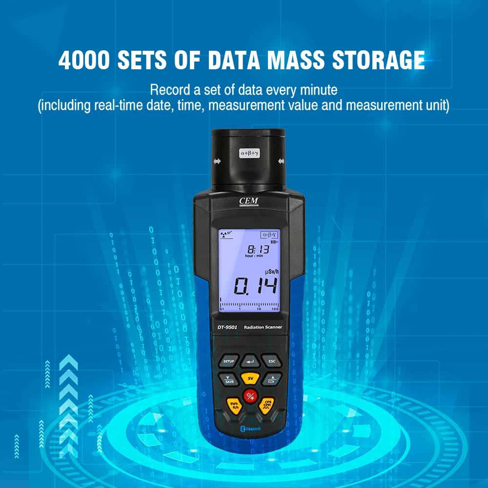 CEM DT-9501 Personal Portable Electromagnetic Geiger Counter