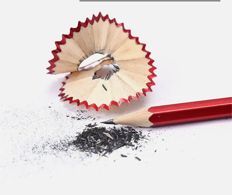 Hb Pencil Red Pole Big Tip Hexagonal Basswood Elementary Children To ...