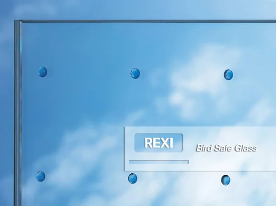 Ceramic Frit Silk Screen Patterns Bird Safe Float Glass