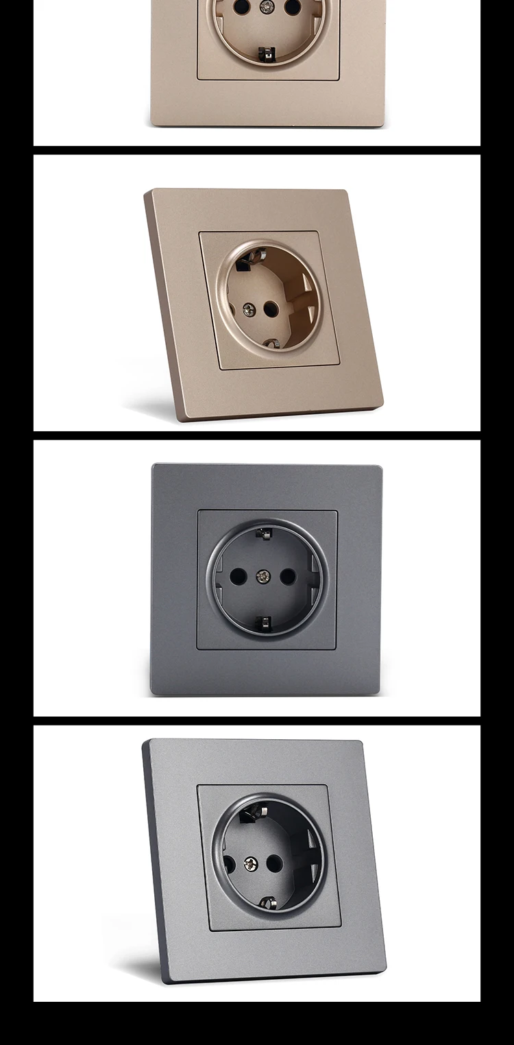 Modern Design Eu Standard Electrical Sockets 230v European 230v 16a ...