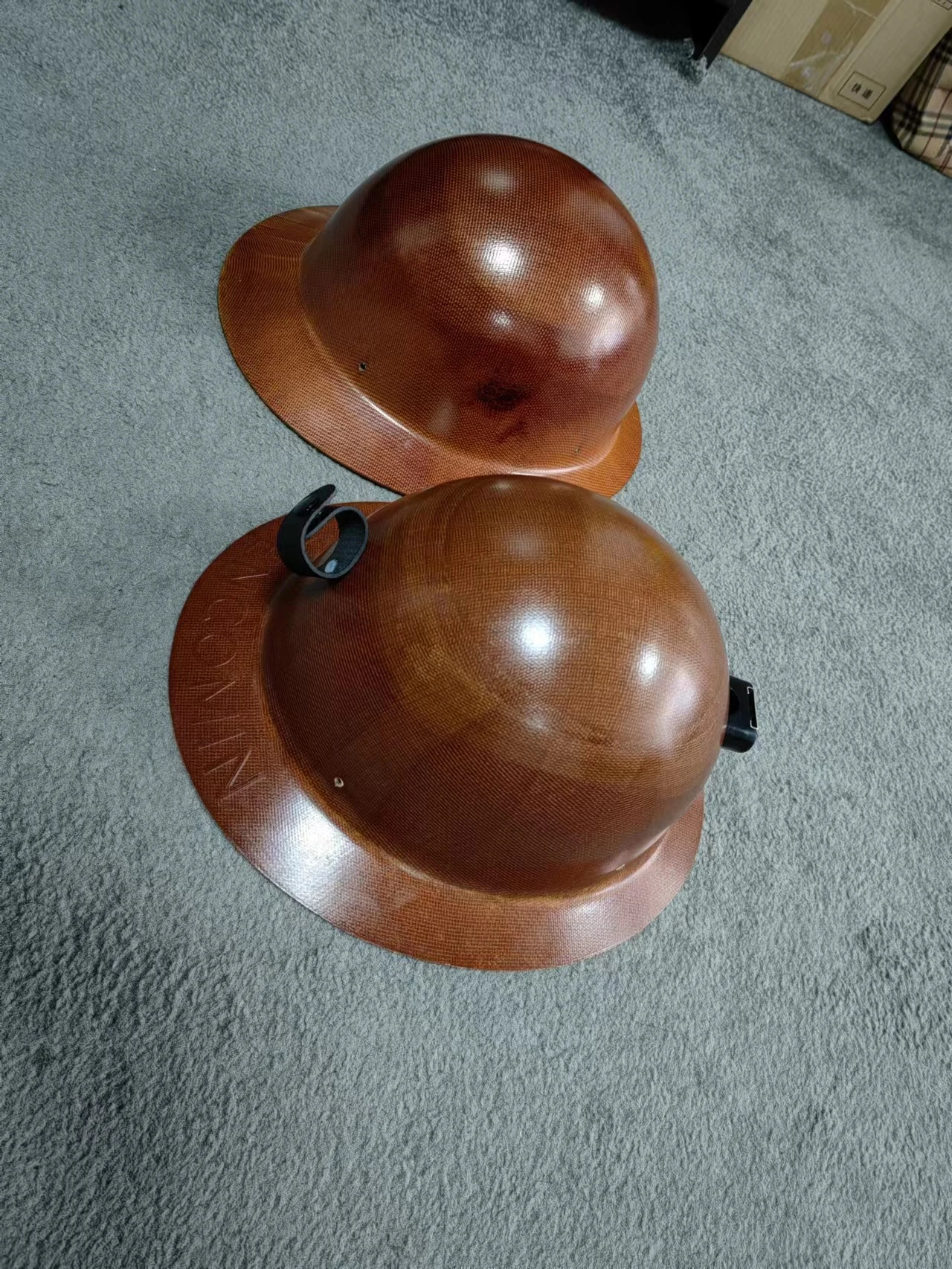 Ansi Z89.1 Type Ii Class E & G & C Fiber Resin Forced Hard Hats Safety ...