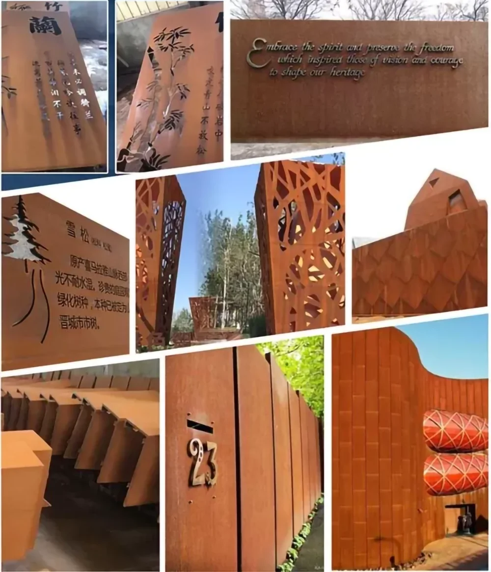 Standard Sizes 22 Gauge ASTM A588 Q235NH Corten Carbon Sheet