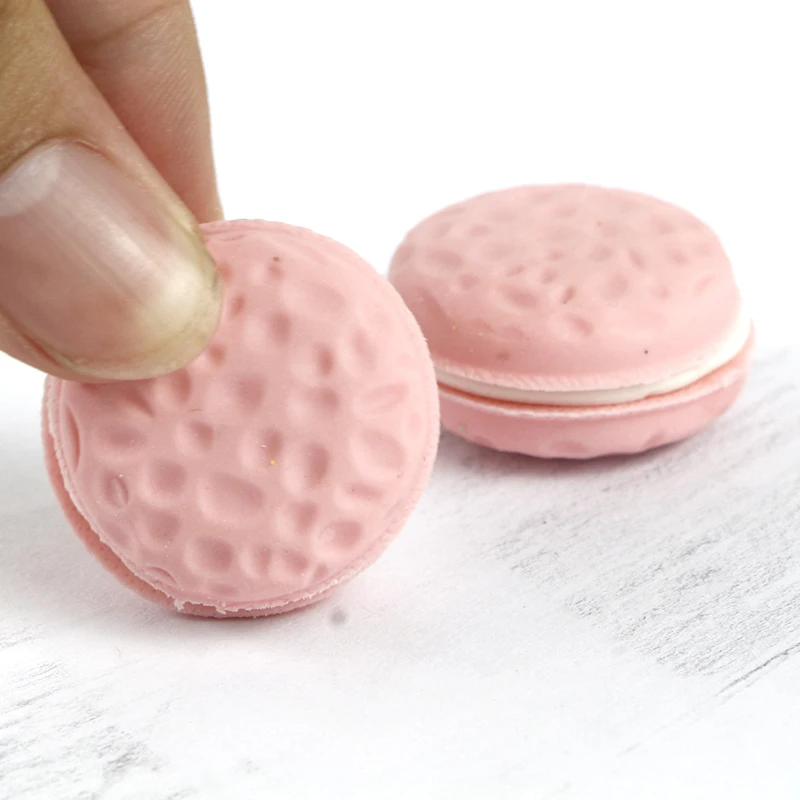 Soododo Custom Eco-Friendly 3D Jumbo Macaroon Erasers