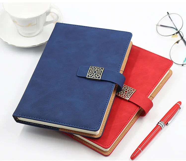 Hot selle leather sublimation soft cover a5 diary notebook gift set ...
