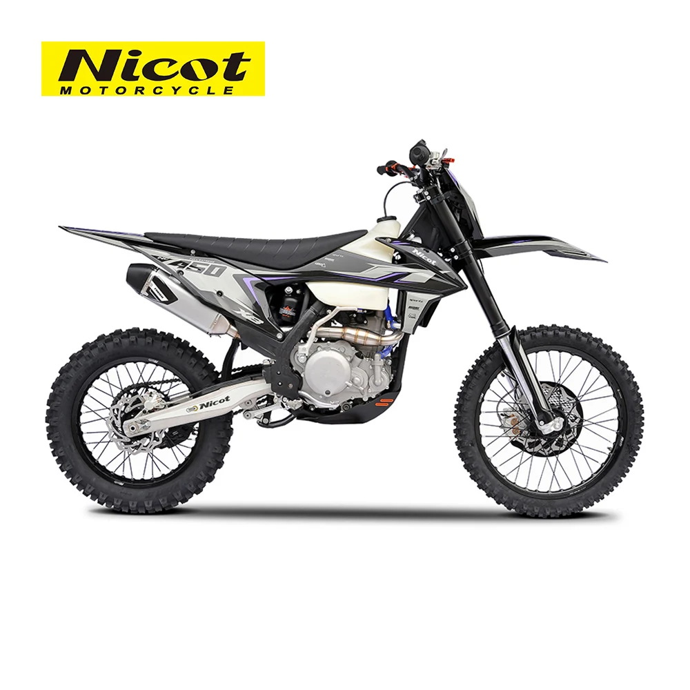 Nicot KR8 450CC Dirt Bike - off-Road Moto Cross Motorcycle