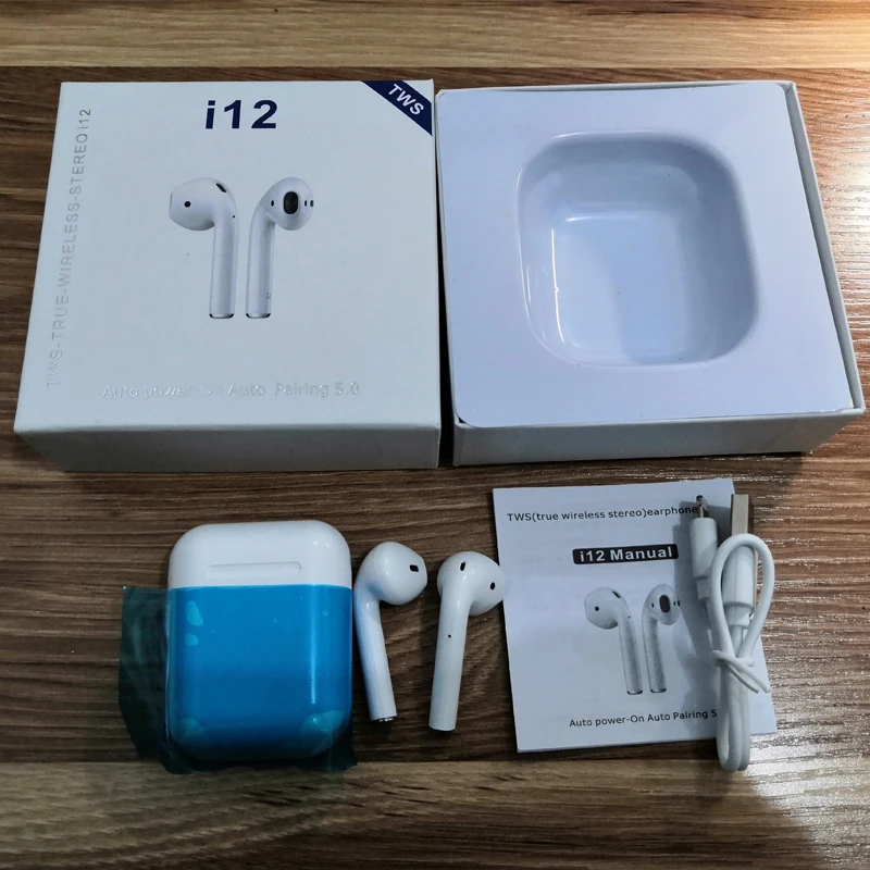 Fast Delivery I12 Tws V 5.0 True Wireless Earbuds Touch Control I12 Tws ...