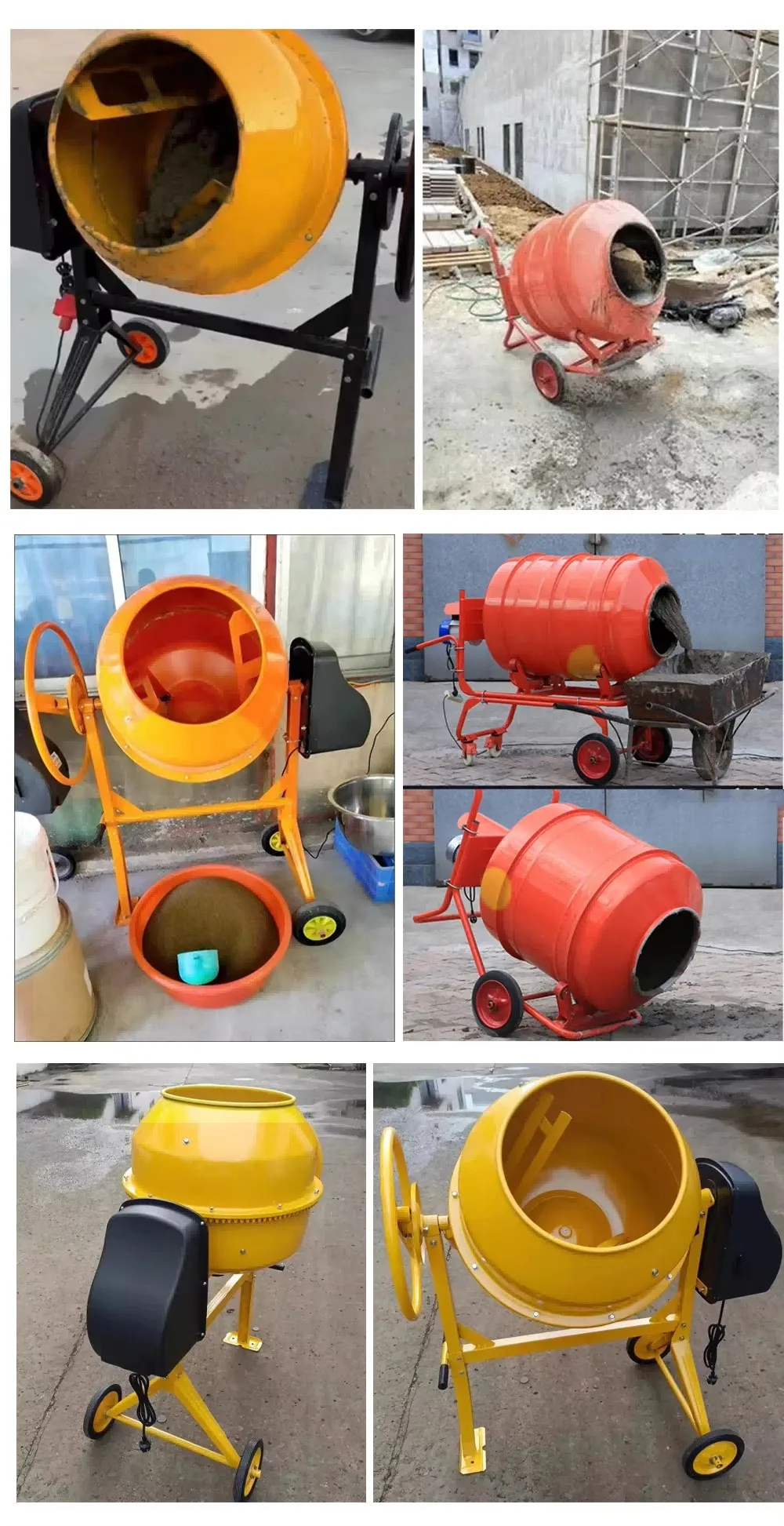 YIRUI TDCM500-DH High Quality Diesel Engine Concrete Mixer 500L 10M/H ...