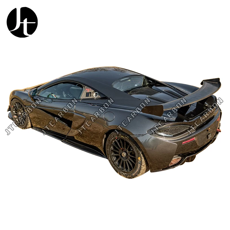 Real Carbon Fiber GT-4 Style Front Bumper Splitter Lip for McLaren 540C ...